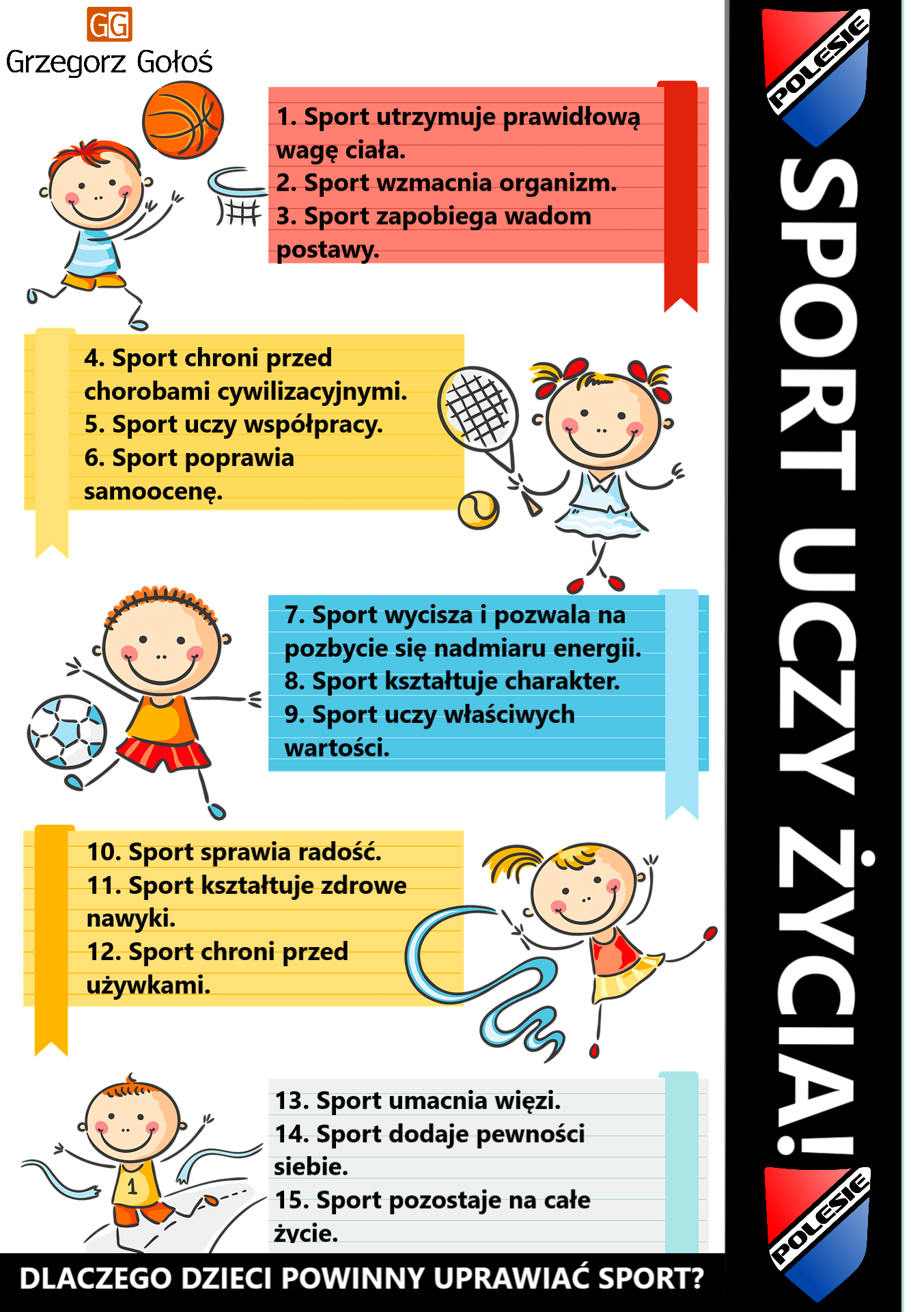 DLACZEGO DZIECI POWINNY UPRAWIAĆ SPORT? - Klub Sportowy Polesie Urszulin DLACZEGO DZIECI POWINNY UPRAWIAĆ SPORT? - Klub Sportowy Polesie Urszulin